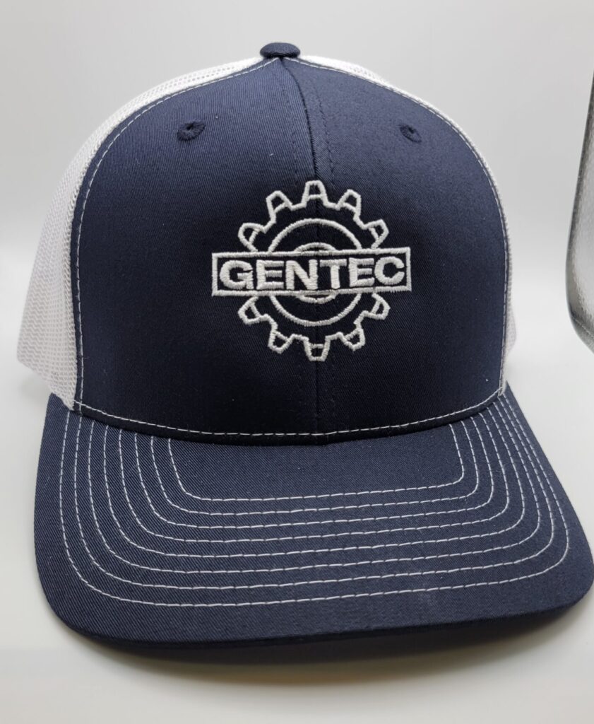 Navy Mesh Hat Front2 - Gentec Manufacturing Inc.